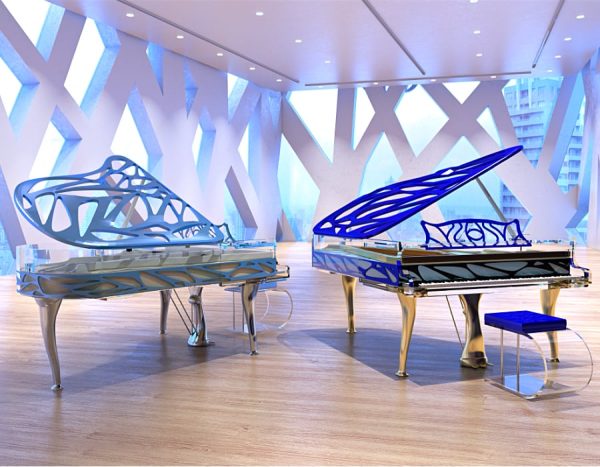 101+ Gorgeous Transparent and Modern Piano Designs | Luxury Pianos Inc.
