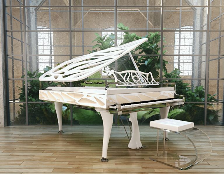 101+ Gorgeous Transparent and Modern Piano Designs | Luxury Pianos Inc.