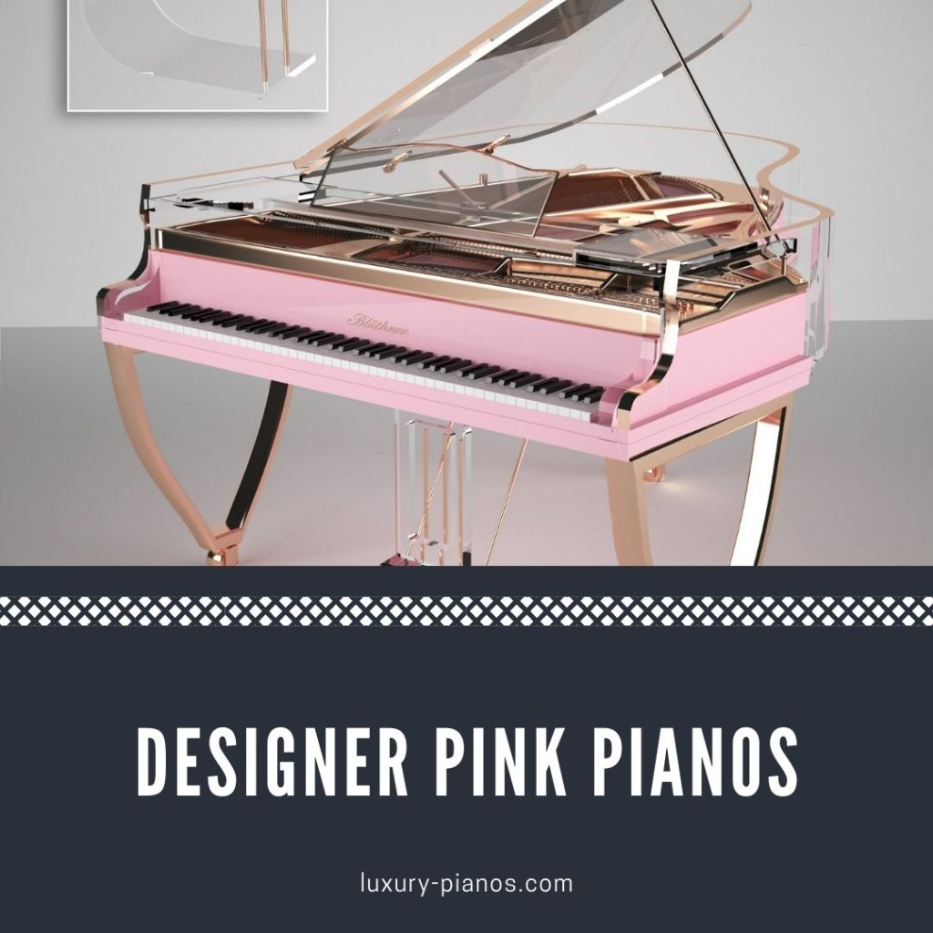 Designer Pink Grand Pianos for Sale | Luxury Pianos Inc.