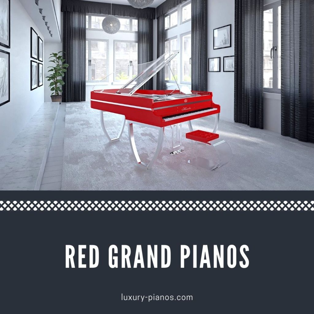 Red Grand Pianos for Sale | Custom Luxury Red Pianos